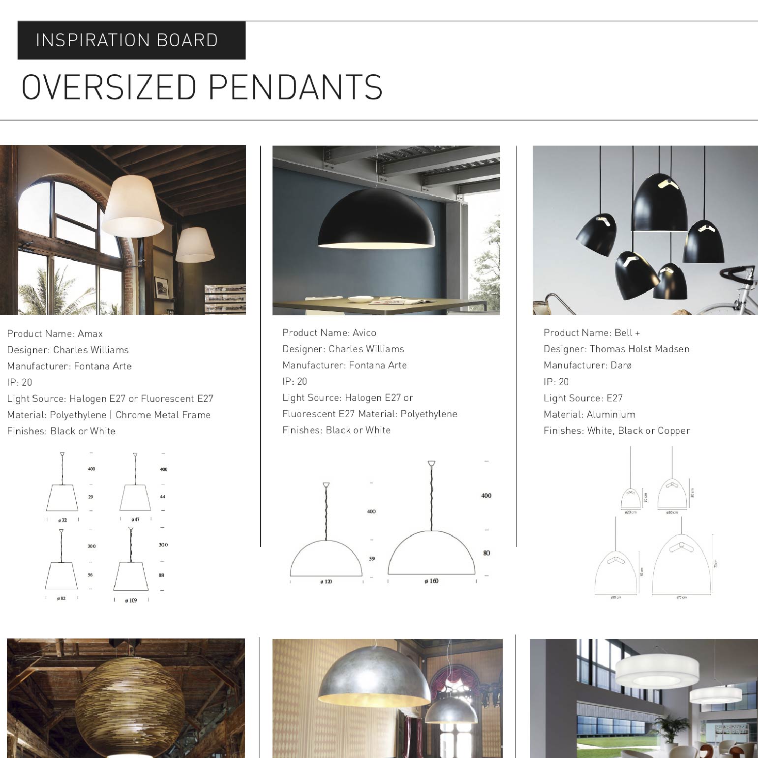 Radiant Lighting - Inspo Boards